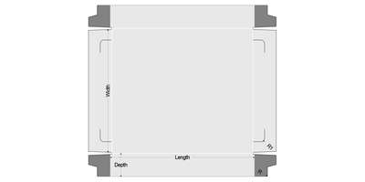 D034_Self Locking Tray • Customizable Packaging & Displays by AlphaCorr